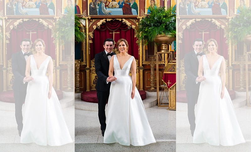 Marvin y Alejandra celebran su boda religiosa